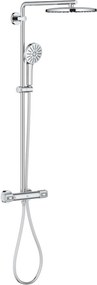 Grohe Vitalio Joy+ - Sprchový set s termostatem, průměr 28 cm, 3 proudy, chrom 1142240000