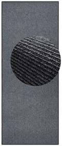 BT Carpet, Kusový koberec Bouclé 104435 Anthracite, 80x200, šedá, chodba / předsíň