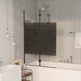 Skládací sprchový kout ESG 80 x 140 cm černý 150740