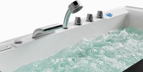 BPS-koupelny Hydromasážní vířivá vana Gomera 983C 162x75 s ohřevem vody
