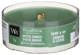 WoodWick Svíčka Petite Hemp & Ivy, 31 g