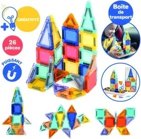 Ludi Magnetická stavebnice mini / Magnetická stavebnice / 26 ks / od 3