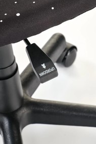 Dětská otočná židle Bingo černá