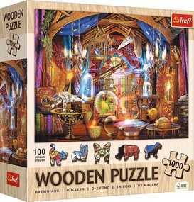 Trefl dřevěné puzzle magická komnata 1000 dílků