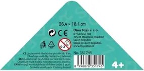 Dino Puzzle triangl Kocour v botách / 24 dílků / od 4 let