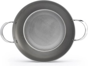 Ocelová hluboká servírovací pánev de Buyer MINERAL B P.24cm 2,5l