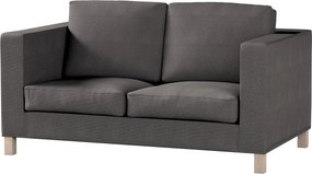 Potah na pohovku IKEA Karlanda 2-místná, krátký barva šedá látka pletený vzor