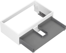 Mexen Box-A, závěsná skříňka 80 cm, 1 zásuvka, bílá matná, 91AX0-0800-235-1-01