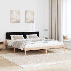 Rám postele Hnědo-černá 180 x 200 cm Masivní borovicové dřevo 3394345