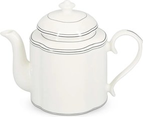 Bílá konvice na čaj z kostního porcelánu 1,3 l Odette – S|P Collection