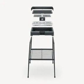 Severin PG 8568 černá / Elektrický gril / 2200W / regulace teploty