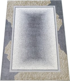 BE Koberec Siesta 1151 BEIGE GREY - šedý obdélníkový Rozměr: 50x80 cm
