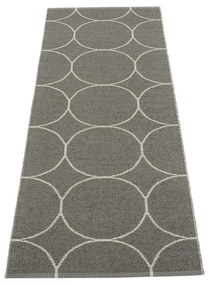 Vinylový koberec Pappelina BOO Charcoal/Linen velikost: 70x200cm