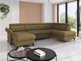 XXXLutz SEDACÍ SOUPRAVA, textil, olivově zelená Sit & More - Sedací soupravy - 00014402588X