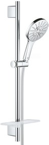 Grohe Rainshower SmartActive - Sada sprchové hlavice 130 9,5 l/min, 3 proudy, tyče 60 cm a hadice, chrom 26575000