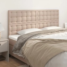 Čelo postele Cappuccino 180x5x118/128 cm umělá kůže 3116439