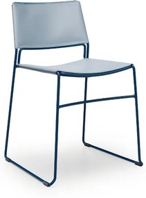 MIDJ - Židle SLIM, kožené čalounění