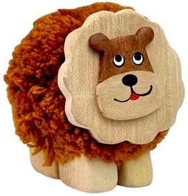 2Kids Toys Dřevěná figurka XL pompon Lev