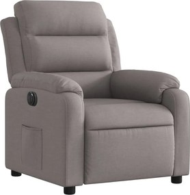 Elektrické polohovací křeslo taupe textil 3204964