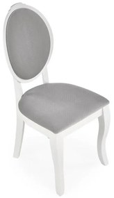 Jídelní židle Velly (bílá + šedá). 1048927