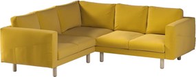 Potah na pohovku IKEA Norsborg rohová 4-místná barva žlutá látka sametová