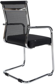 Kancelářské židle Heckmond - 2 ks | chromované