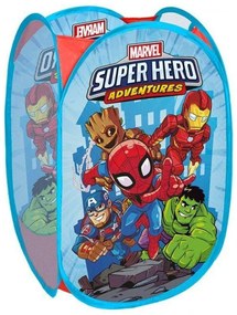Koš na hračky Super Hero Polyester, 36x36x58 cm