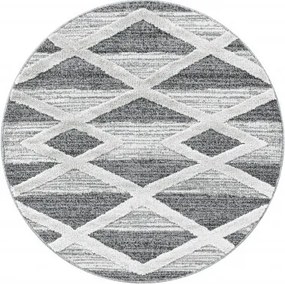 Kusový koberec Pisa 4709 Grey kruh, 200x200 (priemer) kruh, šedá, obývacia izba, Ayyildiz