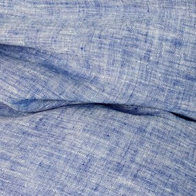 TULULUM Lněné povlečení COMFORT MELANGE BLUE - SADA Složení sady: 140 x 200 cm + 70 x 90 cm