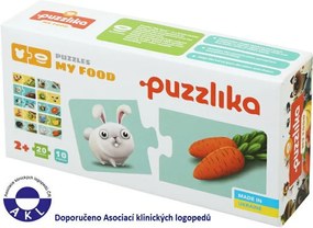 Puzzlika Naučné puzzle 20 dílků - Mé jídlo