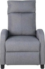 LuxuryForm DESIGN Televizní křeslo RUFO s polohováním - šedé