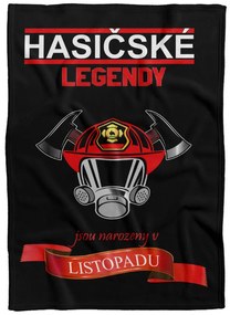 Deka Hasičské legendy - měsíc (Měsíc: 11 - Listopad, Podšití beránkem: NE)