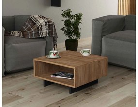 Designový konferenční stolek Eirian 60 cm vzor dub