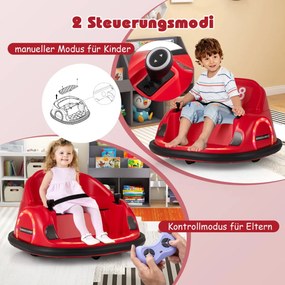Costway Bumper Car pro děti Elektrický Bumper Car s blikajícími LED světly