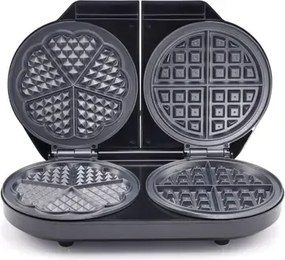 Gorenje WM1400SB černá / Elektrický mini gril / s vaflovacím plátem /