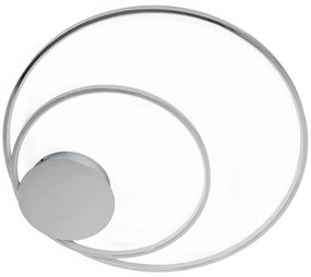 Toolight - LED stropní svítidlo APP804-C + dálkové ovládání, chromová, OSW-07902