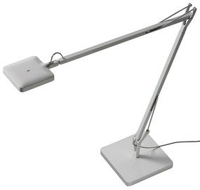 Flos Kelvin LED, bílá stolní lampa na pracovní stůl, 8W LED 3000K, 48+58cm