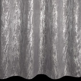 ZATEMŇOVACÍ ZÁVĚS NA KROUŽCÍCH ELISE 140X250 CM ŠEDÁ