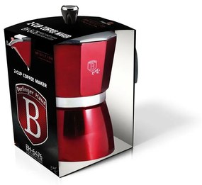 BERLINGERHAUS Konvice na espresso 2 šálky Burgundy Metallic Line BH-6476