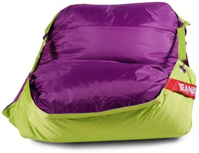 BeanBag Sedací pytel 189x140 duo limet - purple