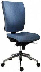 ANTARES 1580 SYN GALA ALU - Kancelářská židle  - koženka tm.modrá