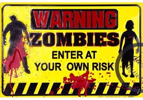 Cedule Warning Zombiers