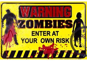 Cedule Warning Zombies