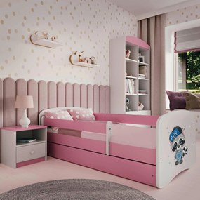 XXXLutz POSTEL PRO DĚTI A MLÁDEŽ 80/160 cm, bílá, pink MID.YOU - Dětské pokoje sestavy - 002142000233