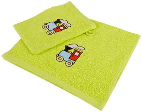 Vesna | Dětský ručník s výšivkou Mašinka 30x50cm