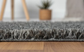 My Flair, Běhoun My Shaggy grau, 80x250, šedá, chodba / předsíň