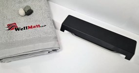 Sifon s krytkou pro sprchové vaničky HARD, černá lesk