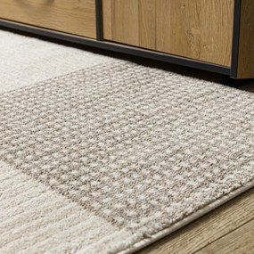 Dywany Łuszczów, Kusový koberec Fusion 0805 cream/beige, 80x150, béžová, kancelář