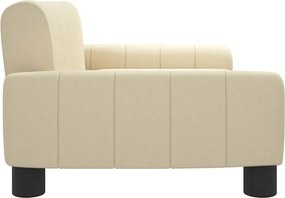 Pelíšek pro psy krémový 70 x 45 x 30 cm textil 171857