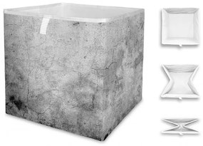 Úložná krabice cement concrete, 32x32cm
